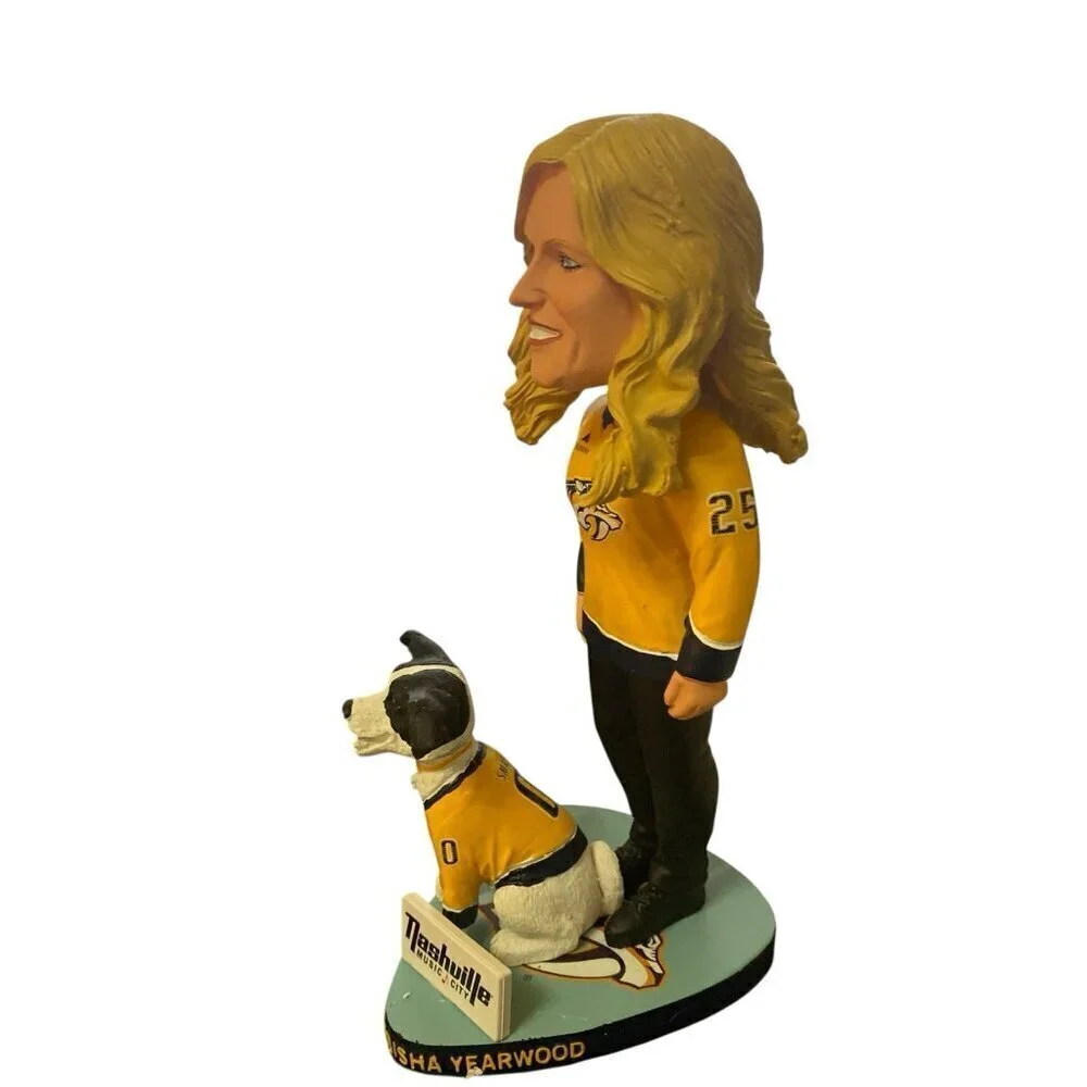Music City Hockey | Toys | Trisha Yearwood Bobblehead Predators Nhl ...